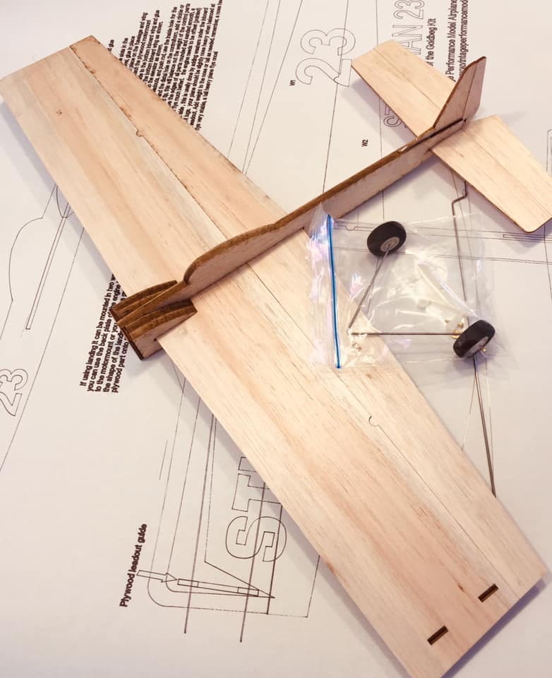 Stunt Man 23 1/2A Control Line Kit Radial Mount – VINTAGE PERFORMANCE